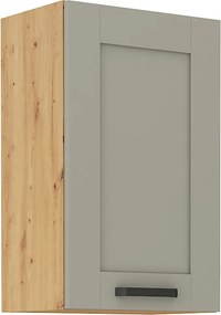 LUNA sa | horní skříňka 45 G-72 1F s policemi | 45 cm | UNI dvířka | artisan/světle šedá