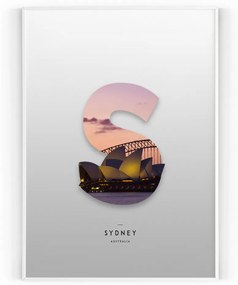 Plakát / Obraz Sydney Samolepící plátno A4 - 21 x 29,7 cm