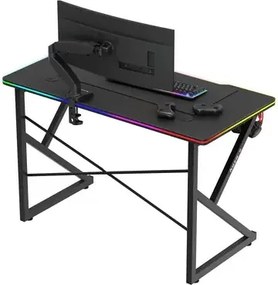 Huzaro Hero 1.7 RGB černá / Herní stůl / 120 x 60 x 75 cm