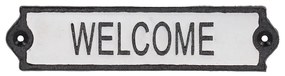 Litinová cedule 21x5 cm Welcome – Esschert Design
