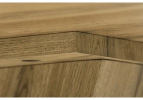 AUTRONIC Jídelní stůl, 140x80x76 cm, MDF deska, 3D dekor divoký dub