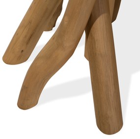 Odkládací stolek dřevěný MERRITT Beliani