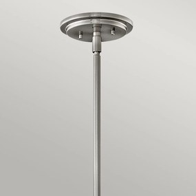 Designový lustr koule Elstead Somerset bílé sklo / nikl