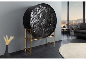 Massive home | Vysoká komoda Lion 160cm masiv mango black