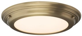 Elstead Koupelnové stropní svítidlo WELLAND F-AB mosaz/LED 25W