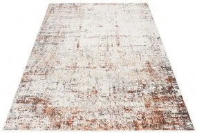 Kusový koberec MIA 5217A Abstraktní moderní krémový světle béžový Rozměr: 80x150 cm