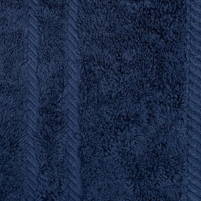 SCANquilt bavlněný ručník COTTONA tmavě modrá osuška 100 x 150 cm