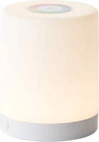 Brilliant G40955/05 AKU stolní lampa ARO RGB bílý lem USB-A, IP44
