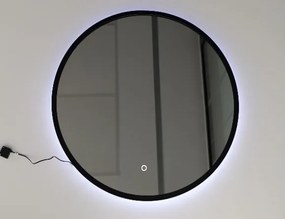Koupelnové zrcadlo Luna FI600 černé