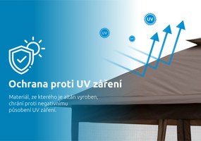 Marimex | Zahradní altán Marimex Vista 3x3 m (poškozený obal) | 109705721