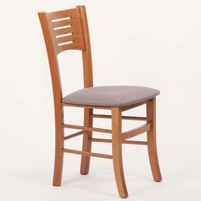 Stima Židle VERONA s čalouněným sedákem Odstín: Rustikál, Látky: LUX šedá 5