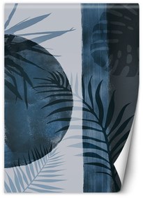 Gario Fototapeta Modré kapradiny listy abstraktní - Andrea Haase Materiál: Vliesová, Rozměry: 100 x 140 cm