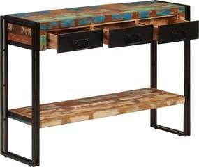 vidaXL Konzolový stolek 110 x 30 x 76 cm masivní recyklované dřevo [348158]