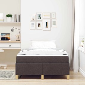 Rám postele Tmavě hnědá 120 x 200 cm textil 3398930