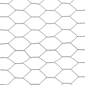 Pletivo ke kurníku ocel PVC vrstva 25 x 0,5 m šedé 143272
