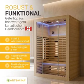 Artsauna Infrasauna Trondheim 120, přírodní