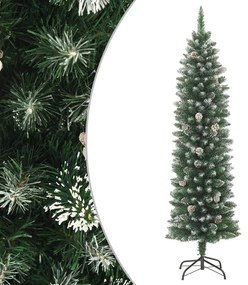Umělý úzký vánoční stromek se stojanem 210 cm PVC,  345167 HangarStore.cz
