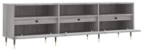 TV skříňka šedá sonoma 150 x 30 x 44,5 cm kompozitní dřevo - Default Title