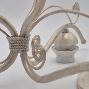 Lustr na řetězu RETRO II 3xE27/60W/230V bílá patina