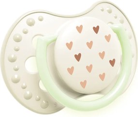 LOVI Dudlík svítící silikonový dynamický TEDDY LOVE 18m+ 2ks