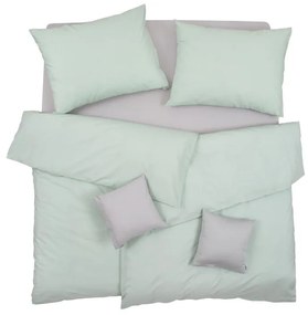 SCANquilt povlečení KLASIK PLUS UNI mentolová 140 x 200/70 x 90 cm