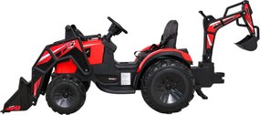 Ramiz Traktor s přívěsem 720-T červený