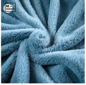Plyšové elastické potahy na zadní polštáře pohovky a na malý polštářek Barva: modrá, Velikost: Potah na malý polštářek (45x45)