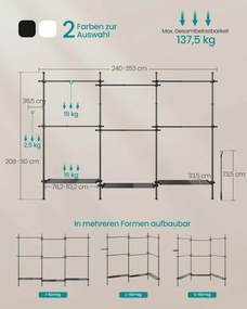 Věšákový stojan HSR155B01