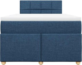 Box spring postel s matrací černá 120x190 cm textil 3286625