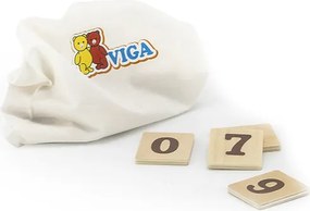 Dřevěné hodiny Viga 44547