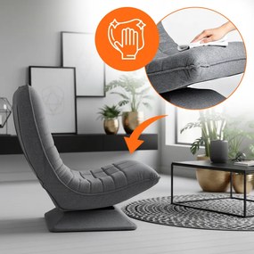 Velaco Rozkládací relaxační otočné křeslo ORION