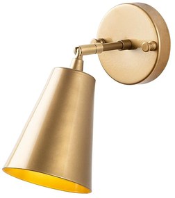 Nástěnné svítidlo ve zlaté barvě ø 10 cm Evander – Opviq lights