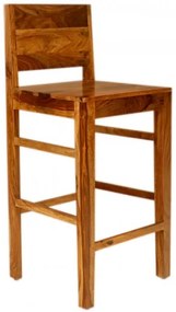 Indický nábytek - Židle barová z indického palisandru Světle medová
