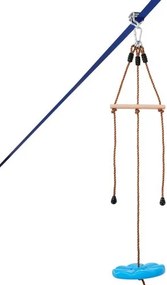 Sada lanové dráhy pro děti a dospělé, 15,8 m Sada lanové dráhy do 226,8 kg