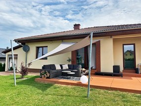 Platinum Nepromokavý Čtverec dreamsail 5,0 x 5,0 m Barva: Šedá