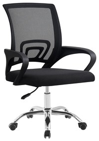 Kancelářská židle, černá/černá, DEX 4 NEW
