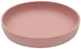 KikkaBoo Talíř Platinum Silicone Blush