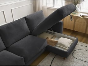 Černá rohová pohovka Nouveau Cocoone – Bobochic Paris