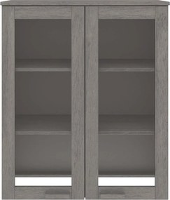 Nástavec na komodu HAMAR světle šedý 85 x 35 x 100 cm borovice 340507