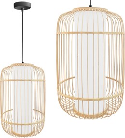 Toolight Toolight, stropní svítidlo 1xE27 APP1577-5C, přírodní hnědá, OSW-03611