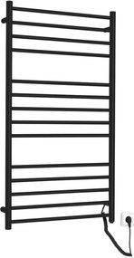 Sapho Redondo - Topné těleso 63x116 cm, 130 W, matná černá ER230BV