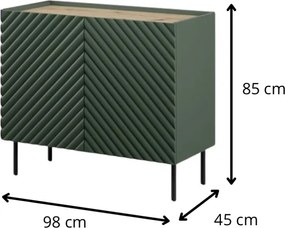 Komoda ONDA 2D zelená