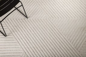 Obdélníkový koberec Aron, bílý, 340x240