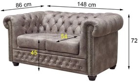 Askont Chesterfield Oxford: Pohovka 2 MG