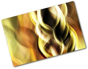 Wallmuralia Deska na krájení skleněná Zlaté světlo 80x52 cm