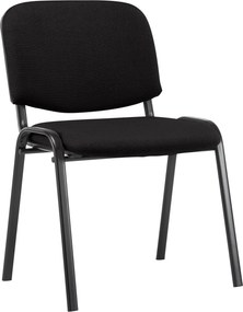 Konferenční židle Ken látka – černá