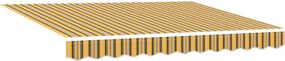 Stahovací markýza Vícebarevný 300 x 250 x 165 cm Textil a kov 3330028