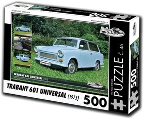 Puzzle retro-auta puzzle č. 46 trabant 601 universal (1975) 500 dílků