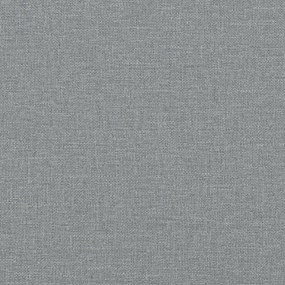 Petromila Chesterfield pohovka 3místná světle šedá textil