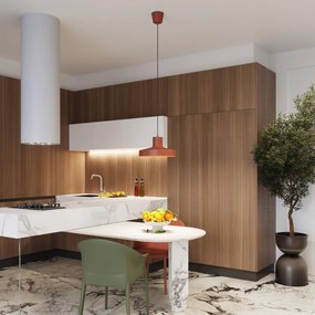 Sollux Lighting Závěsné svítidlo BILO okrově červené